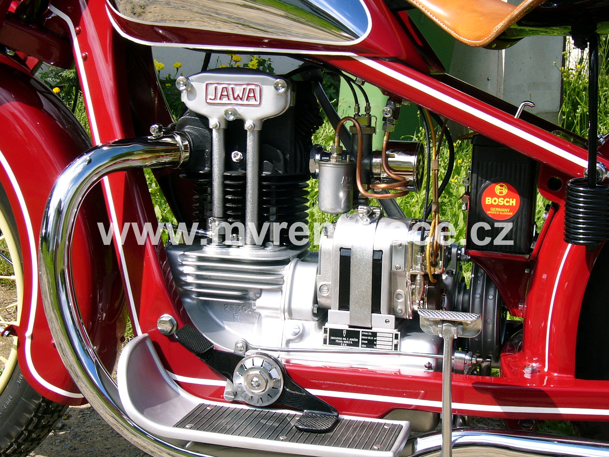 MV Renovace – Renovace historických motocyklů » JAWA 500 OHV Rumpál